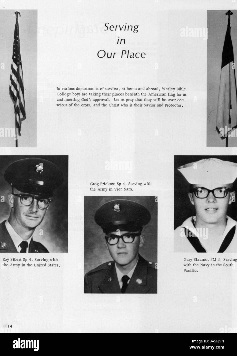 The 1969 'Beacon' yearbook from Wesley Bible College showcases student ...