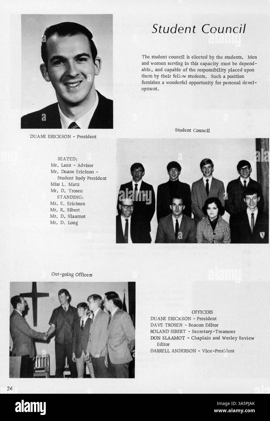 This 1969 edition of the 'Beacon' yearbook from Wesley Bible College ...