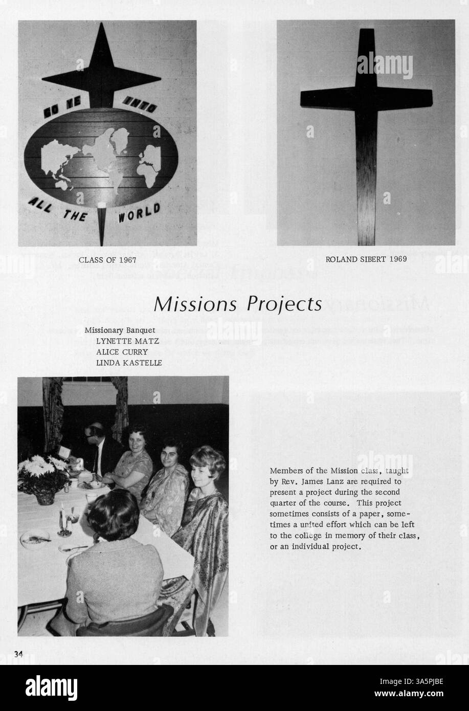 This 1969 edition of the 'Beacon' yearbook from Wesley Bible College ...