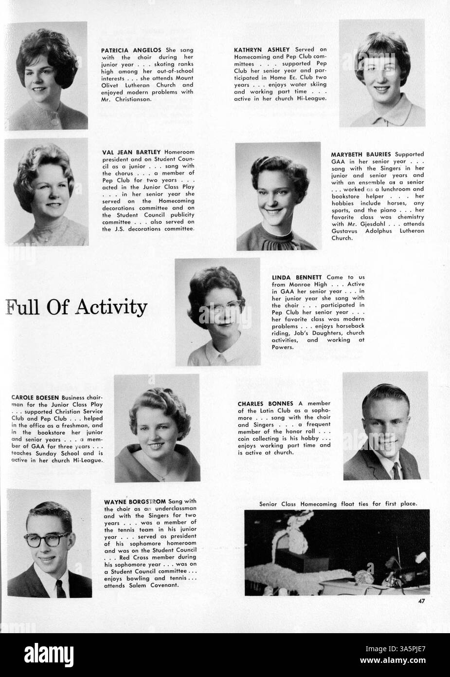 The 1962 Antler yearbook documents the 1961-1962 school year, capturing ...