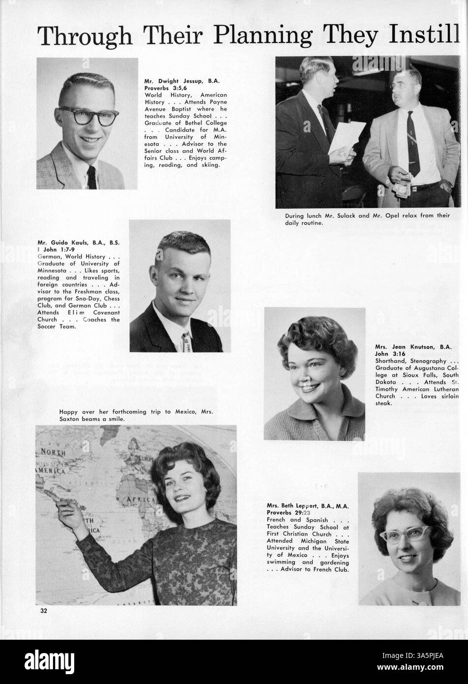 The 1962 Antler yearbook highlights the academic and extracurricular ...