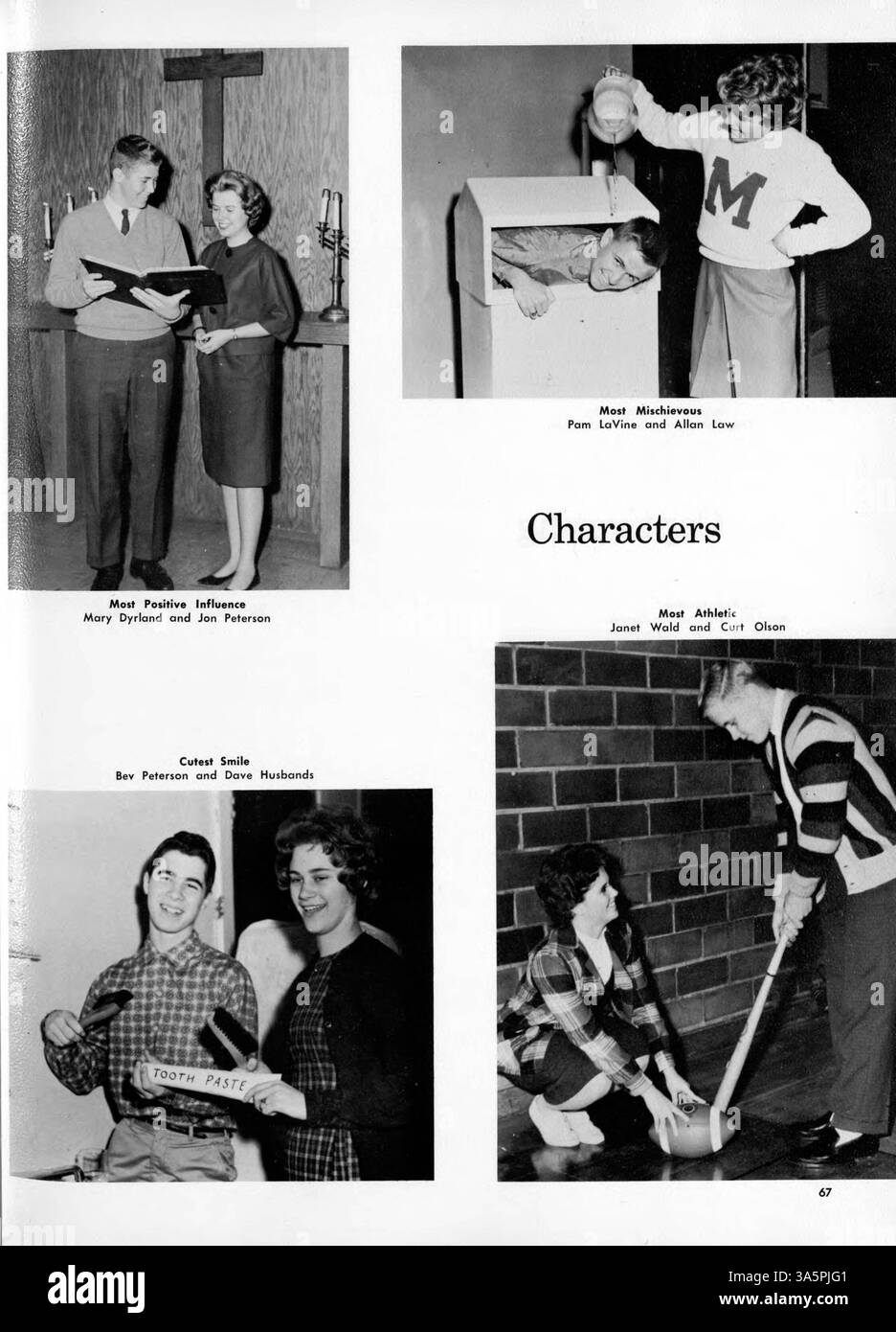 The 1962 antler yearbook from minnehaha academy captures the hig Black ...