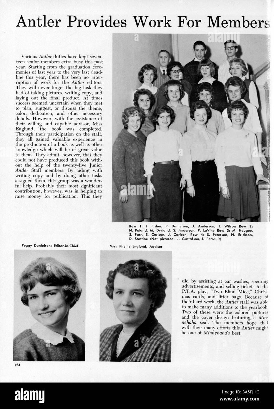 The 1962 Antler yearbook highlights the significant events of the 1961 ...