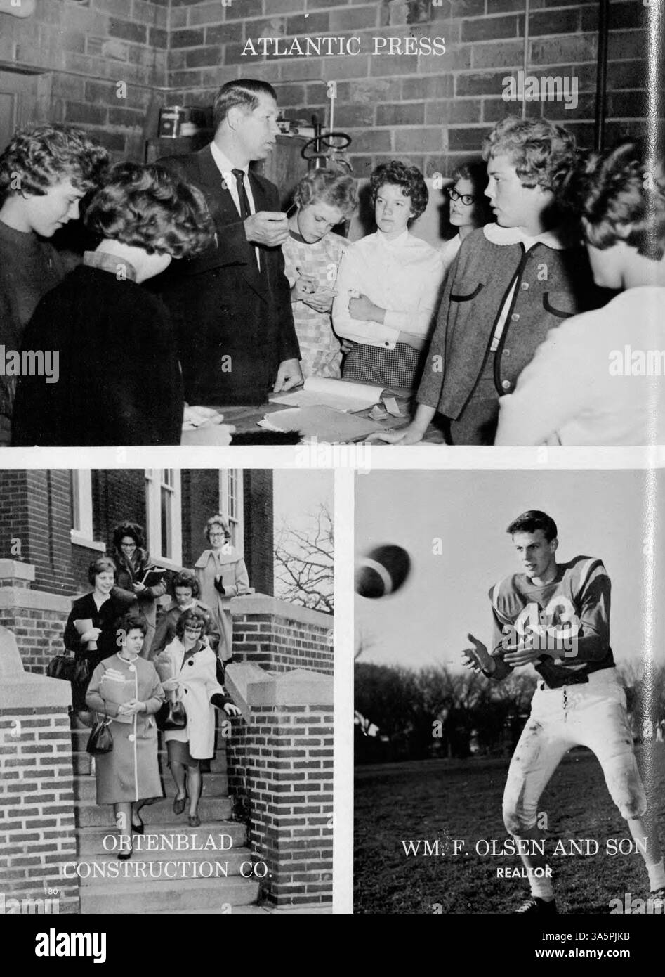 The 1962 Antler yearbook from Minnehaha Academy documents the ...