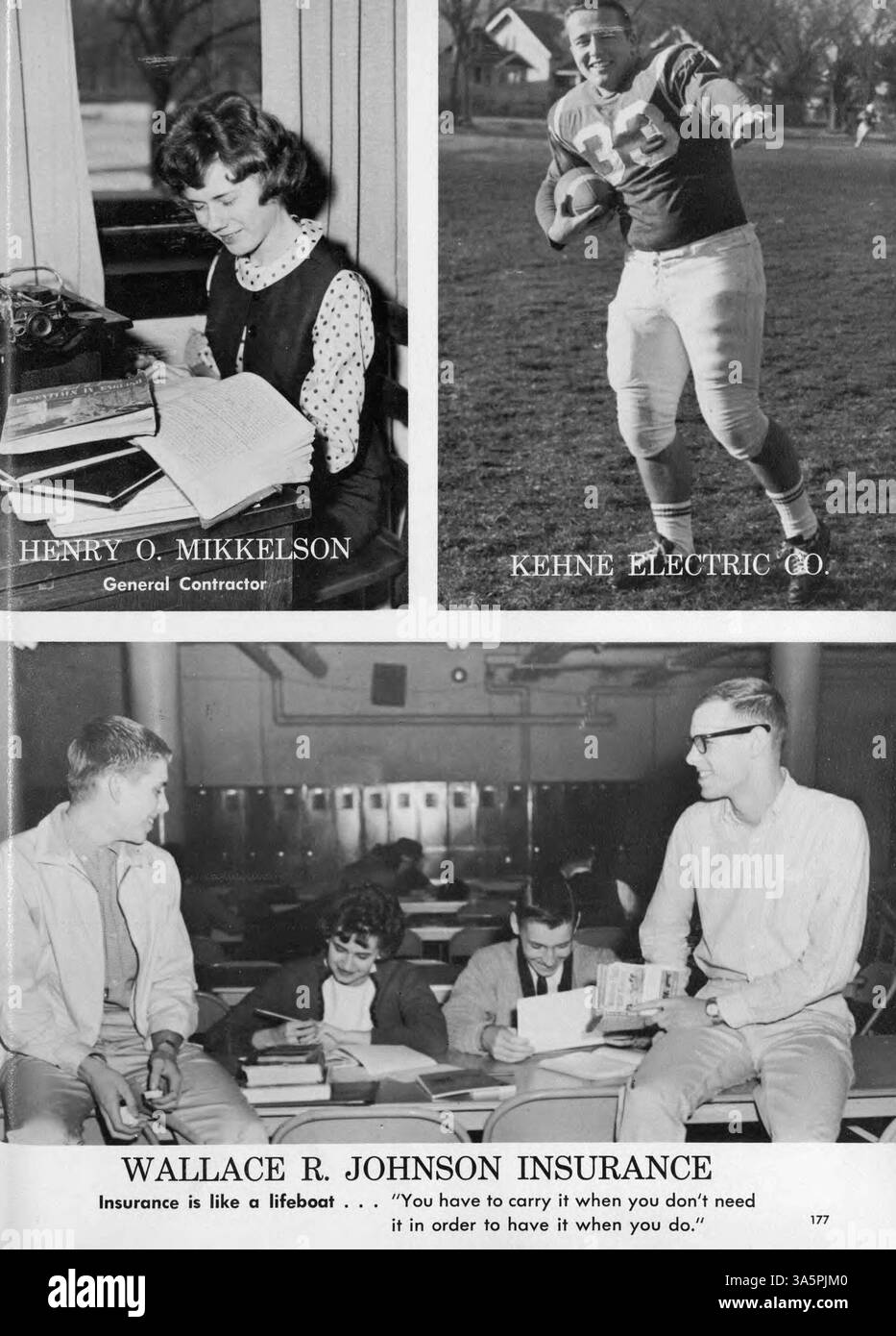 This 1962 Antler yearbook from Minnehaha Academy features students ...