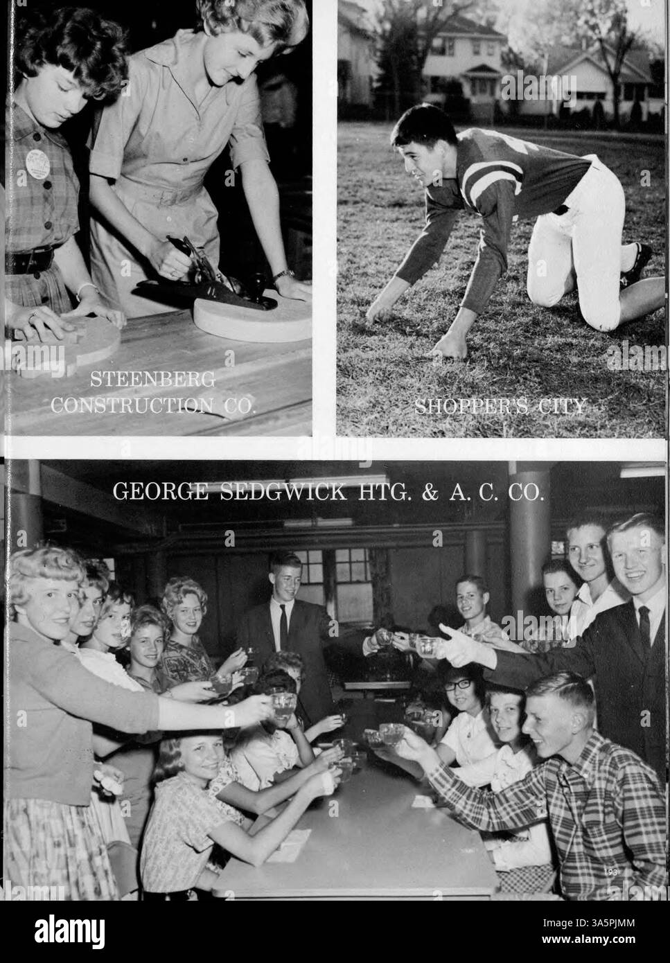 The 1962 Antler yearbook from Minnehaha Academy records the major ...