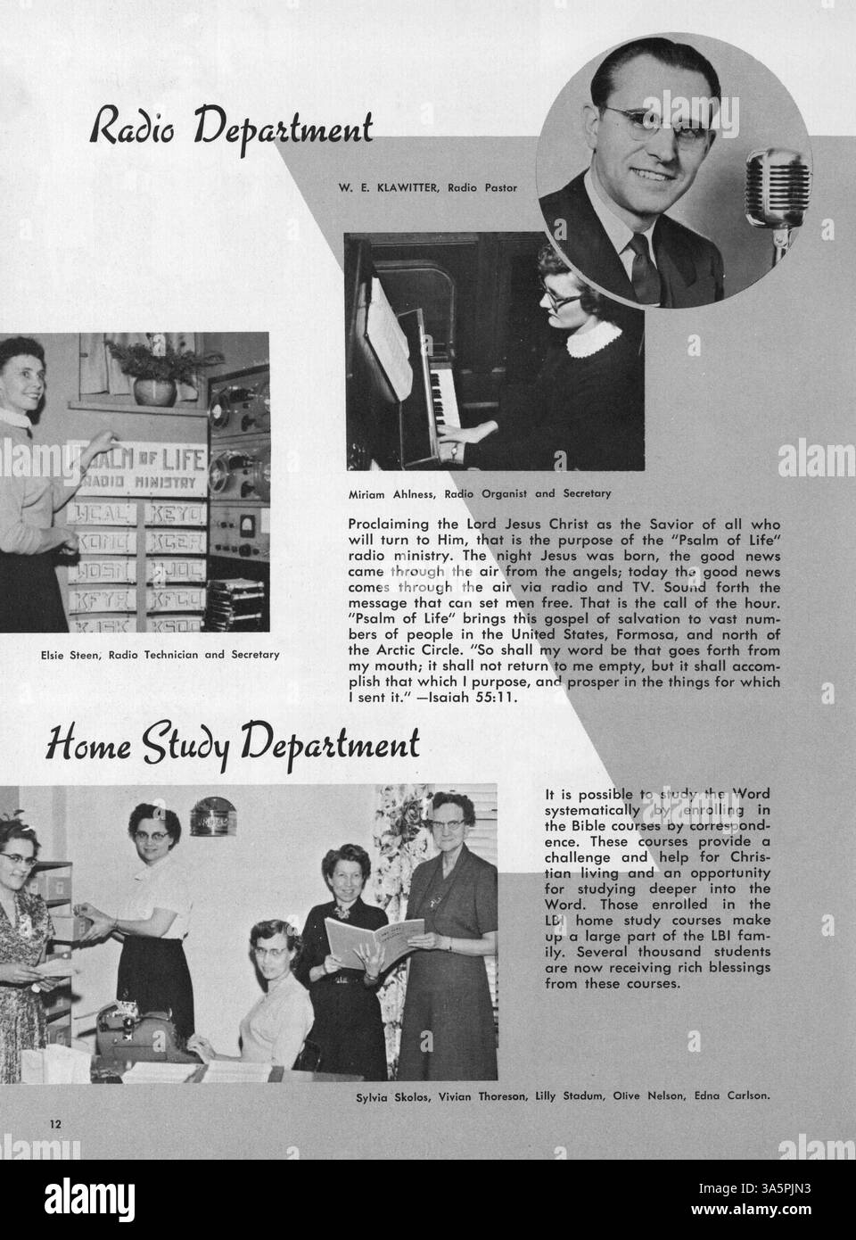 Yearbook documents the academic and extracurricular life of students Black and White Stock ...