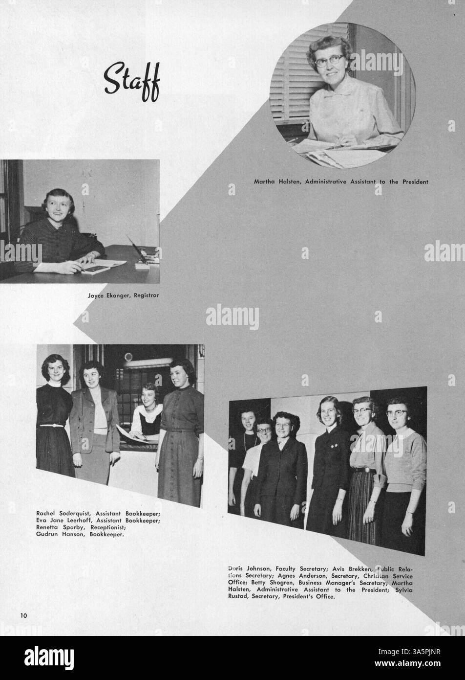 The 1956 Reflector yearbook from Lutheran Bible Institute documents the ...