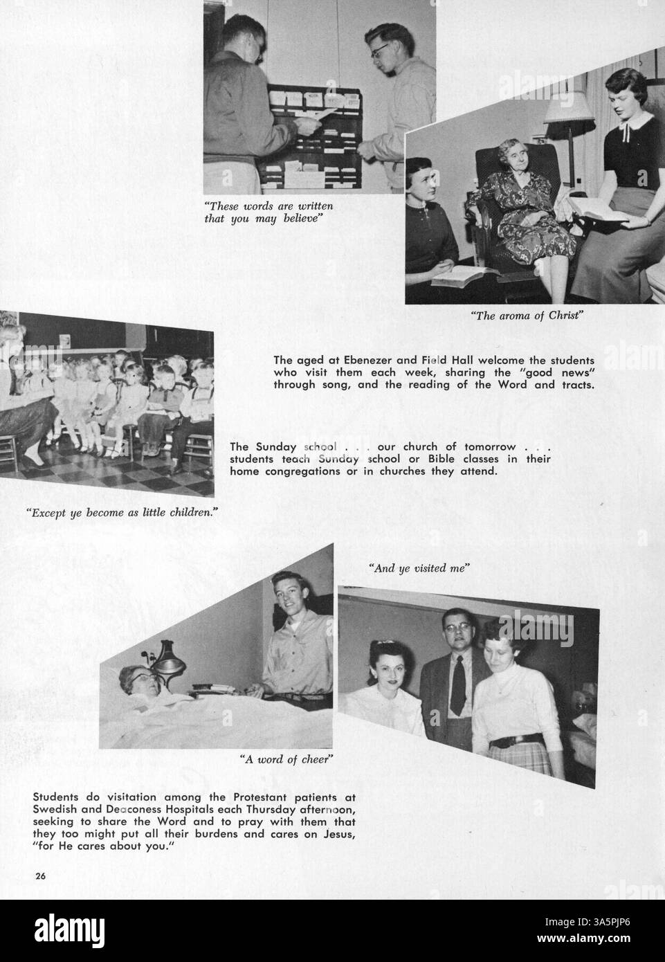 This 1956 Reflector yearbook from Lutheran Bible Institute features ...