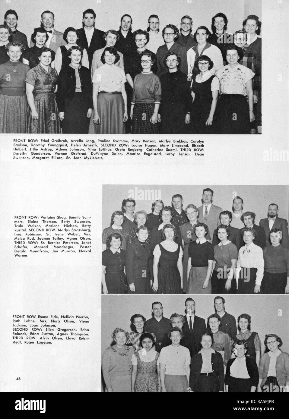 The 1956 Reflector yearbook from Lutheran Bible Institute provides a ...