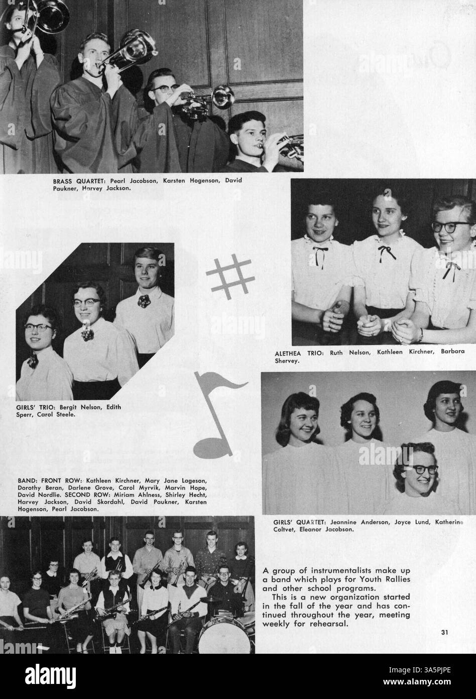 The 1956 Reflector yearbook from Lutheran Bible Institute provides an ...