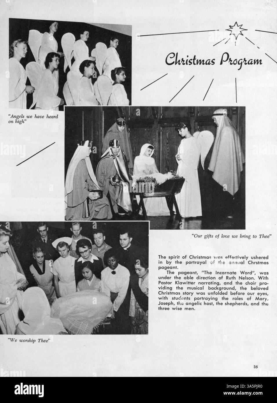 The 1956 Reflector yearbook from Lutheran Bible Institute documents the ...