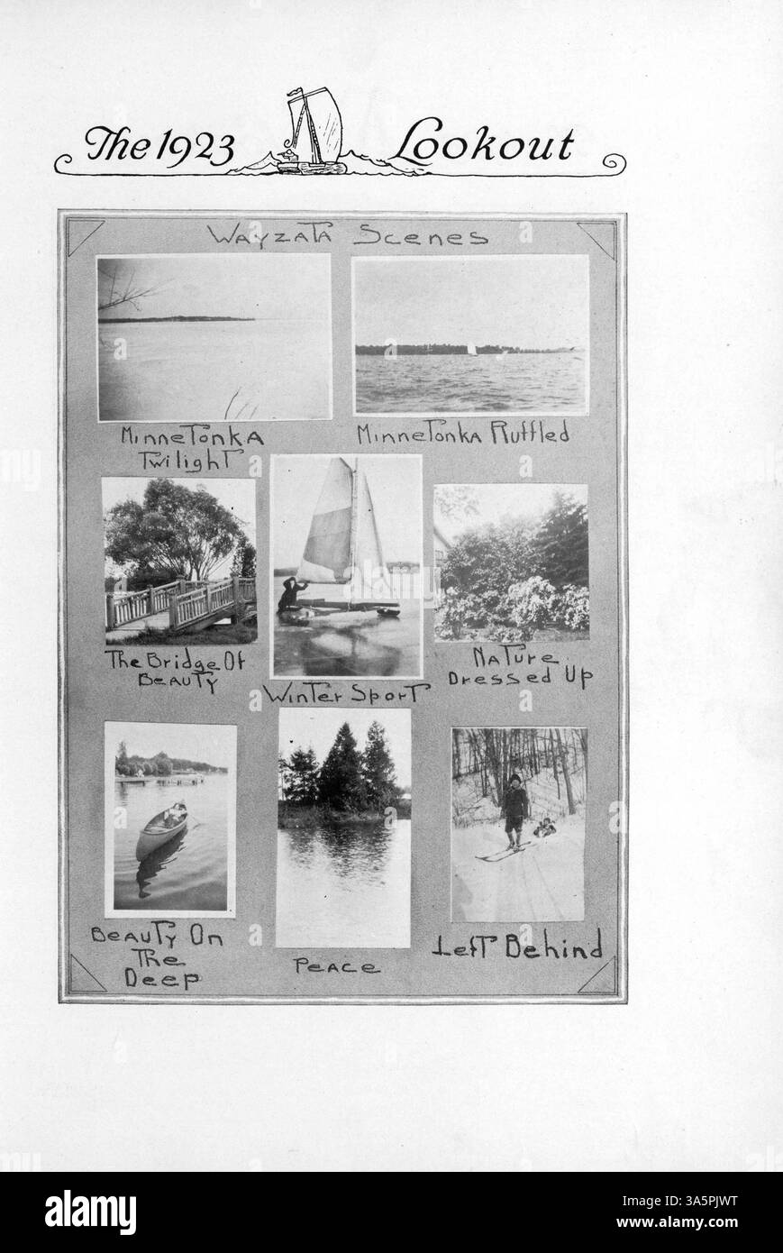 School events during the 1922 1923 academic year hi-res stock ...