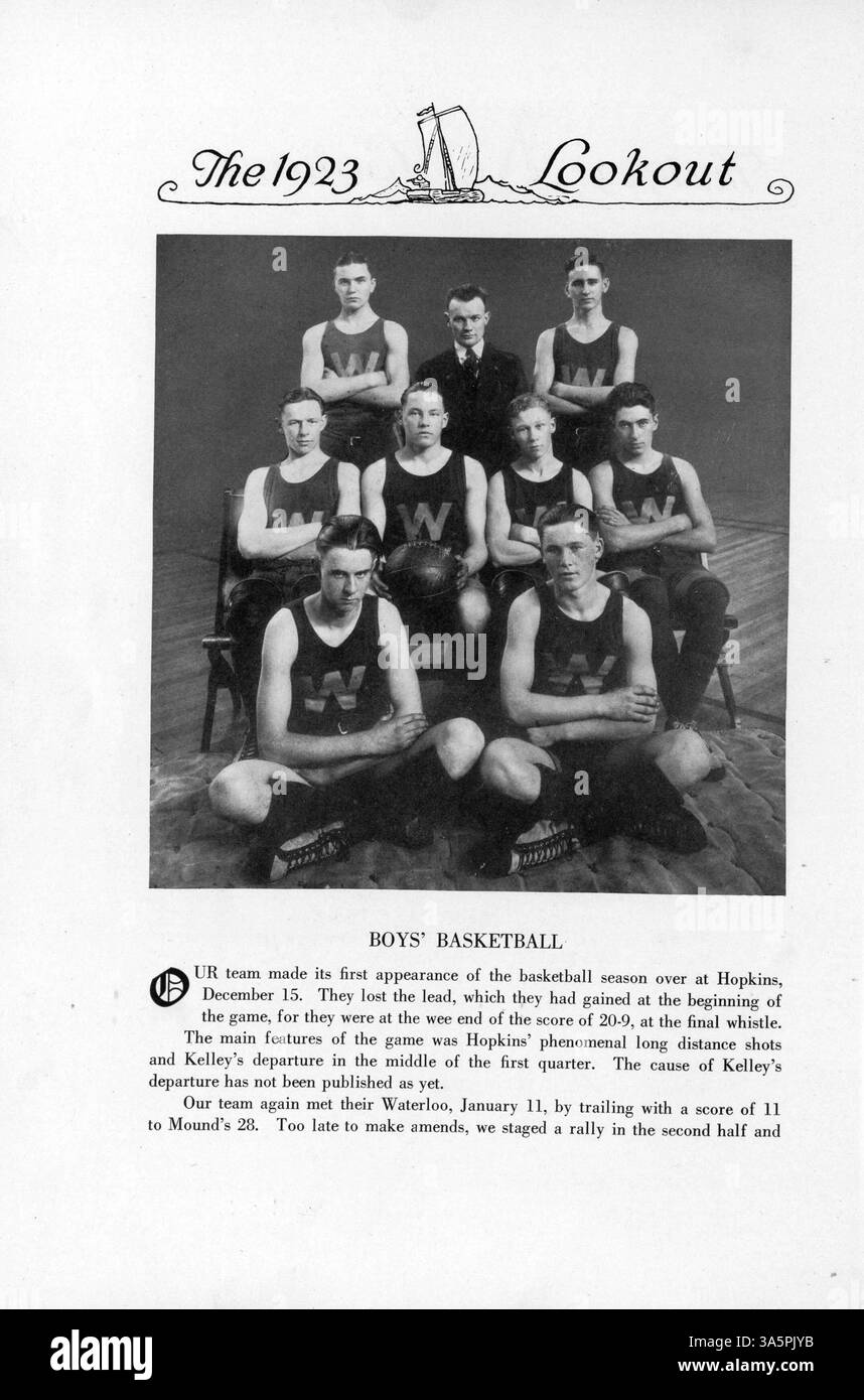 Events from the 1922 1923 school hi-res stock photography and images ...