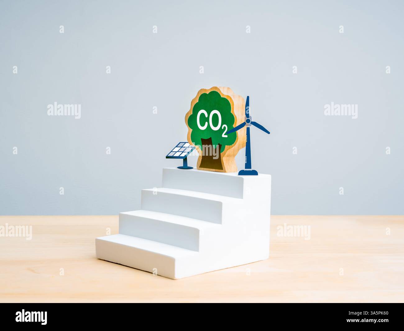 Carbon emission reduction, environmental care sustainable concept ...