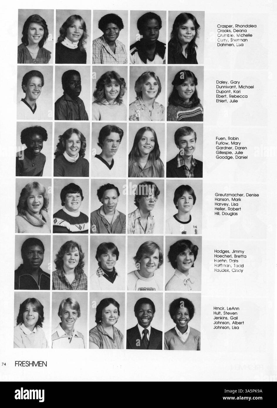 The 1981 centralian provides an overview of student life hi-res stock ...