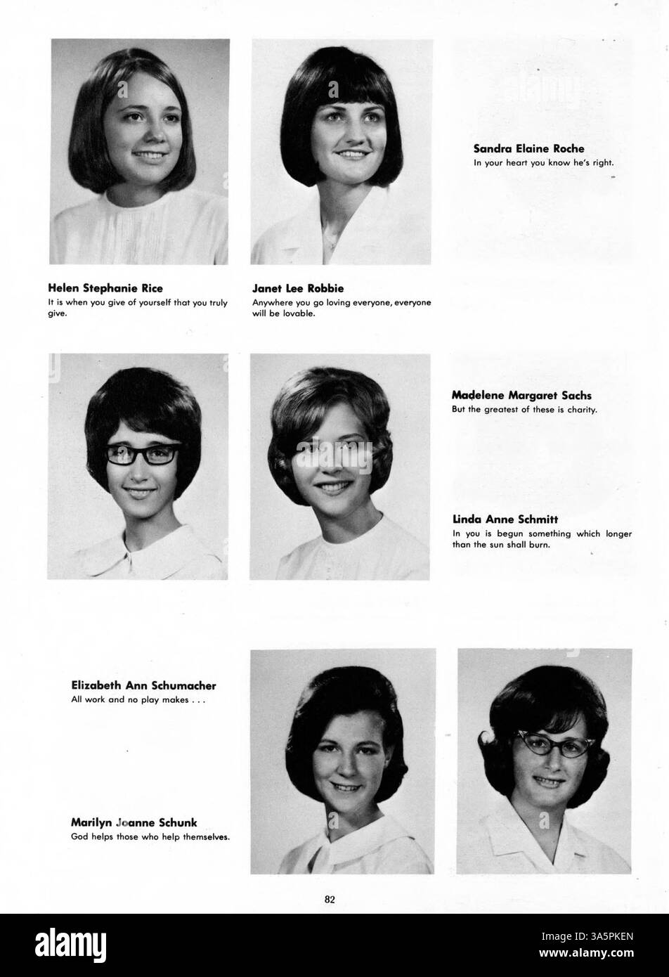 This high school yearbook from 1965 features key student achieve hi-res ...