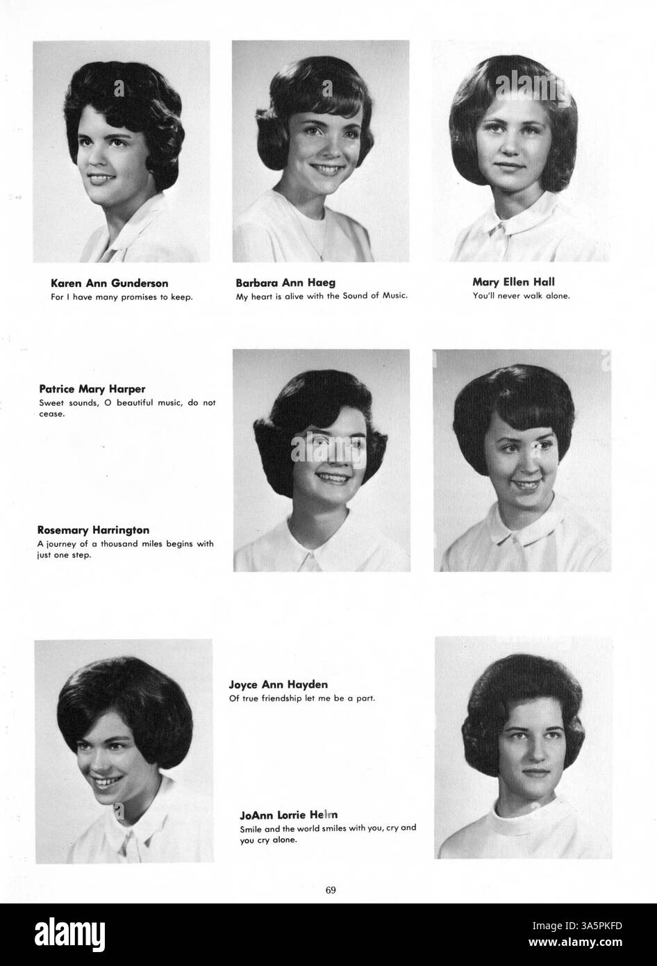 Documenting key moments of the 1964 1965 school year hi-res stock photography and images - Alamy