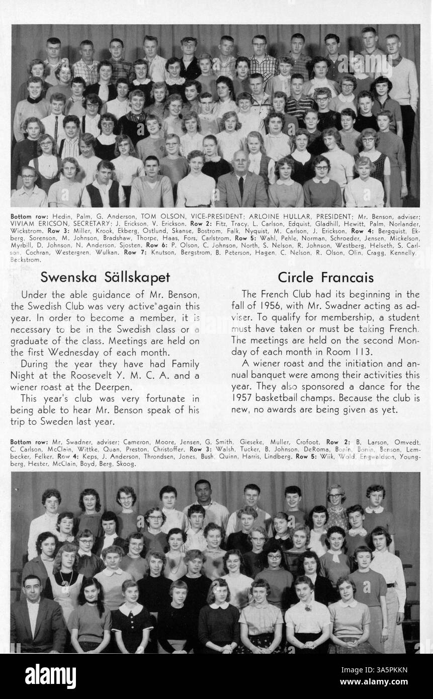 Sagamore 1957, from Roosevelt High School, documents the highlights of ...