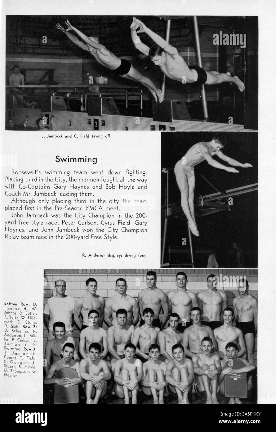 The 1957 sagamore yearbook from roosevelt high school chronicles hi-res ...