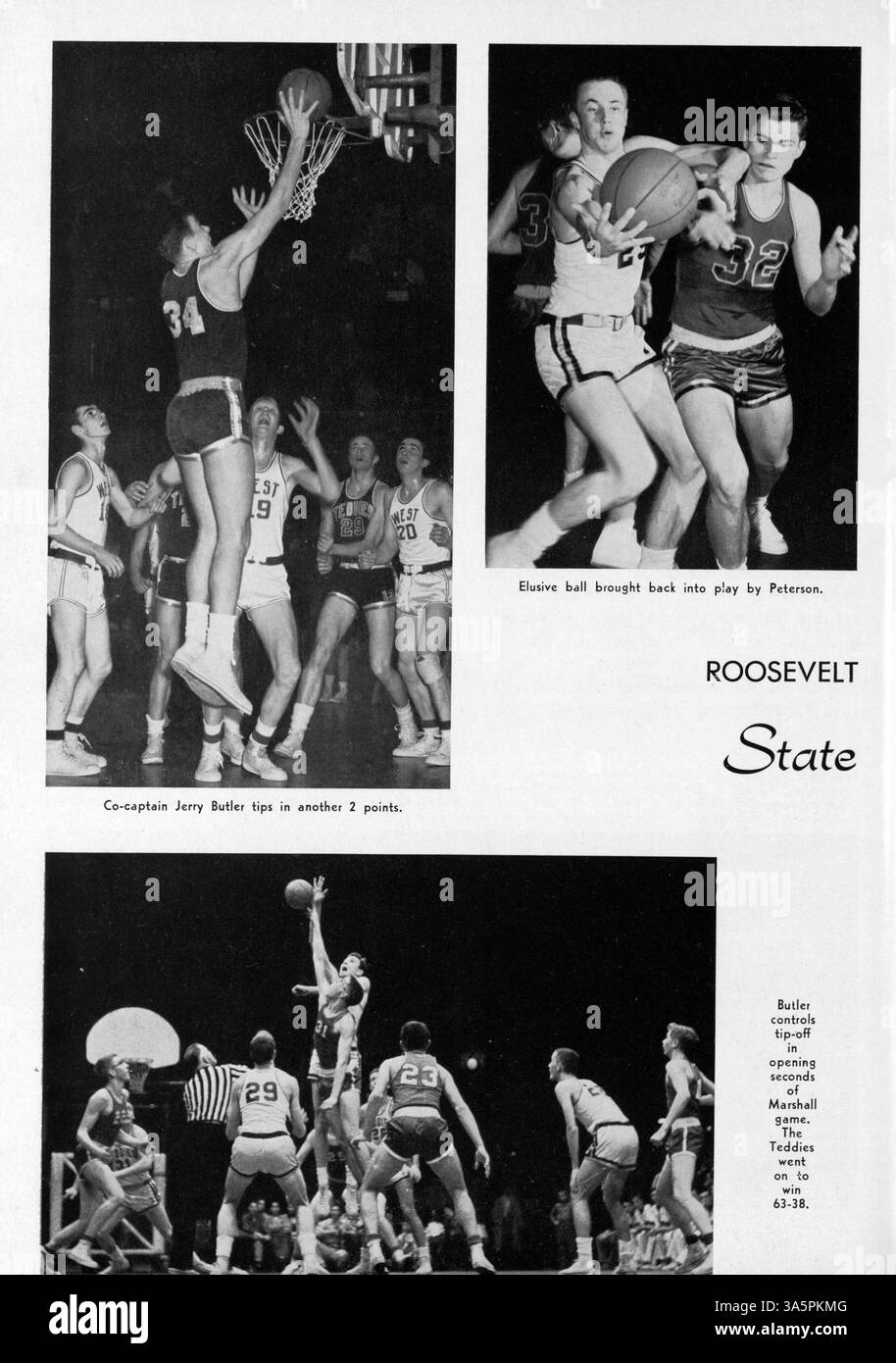 This 1957 Sagamore yearbook from Roosevelt High School showcases the ...