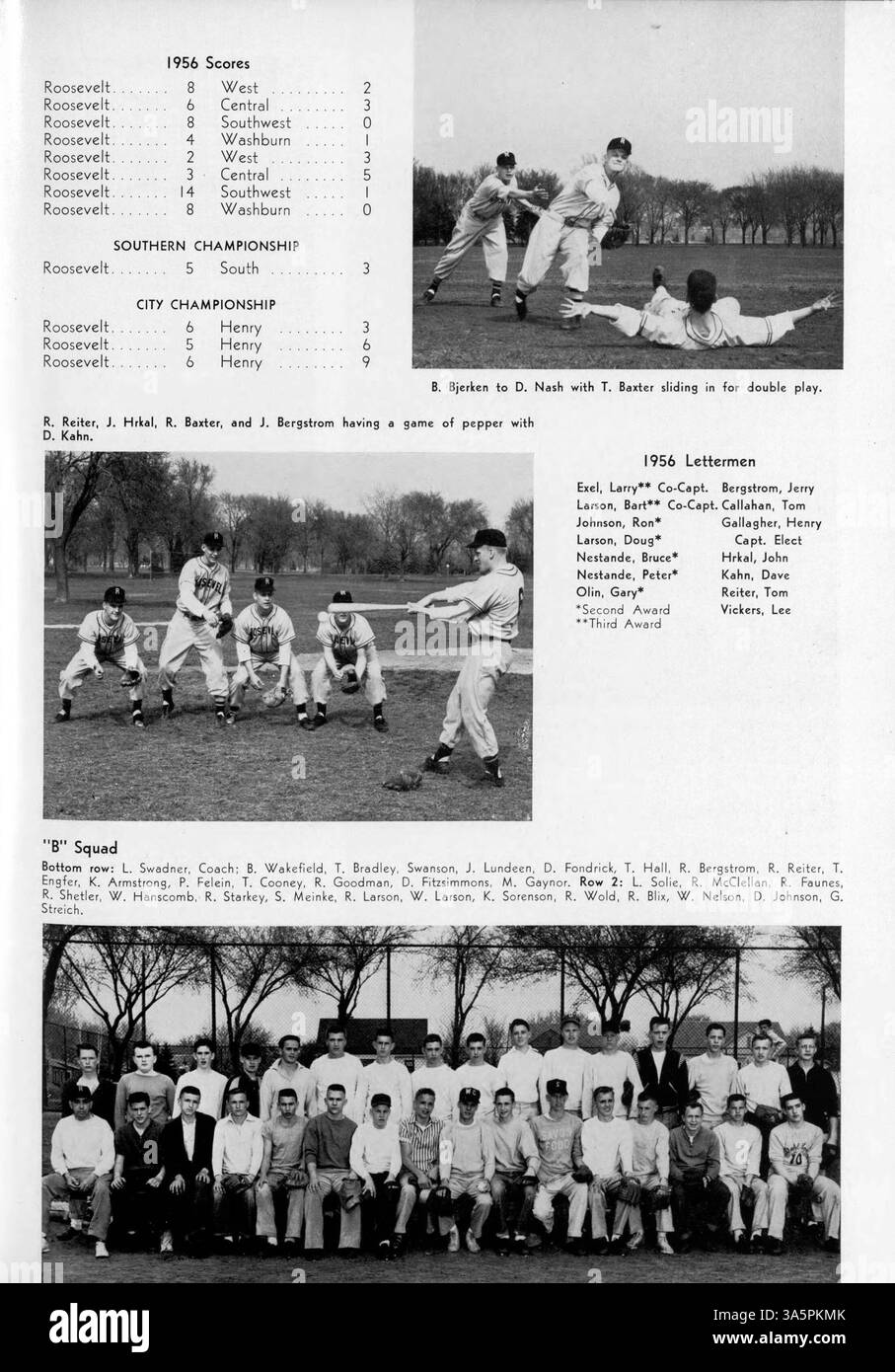 The 1957 Sagamore yearbook from Roosevelt High School provides an ...