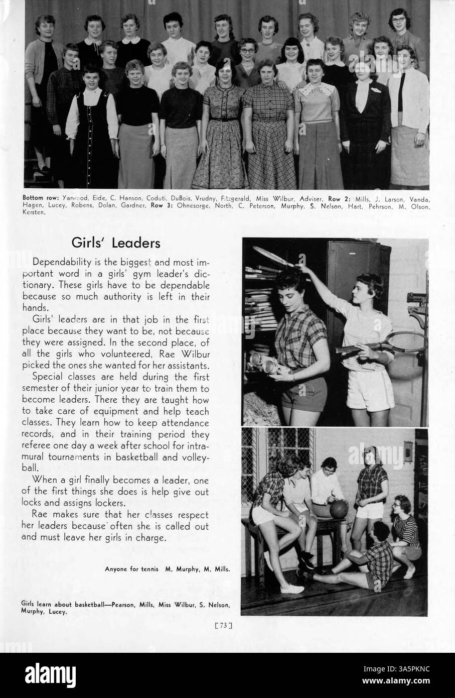 Sagamore 1957, the yearbook from Roosevelt High School, documents ...