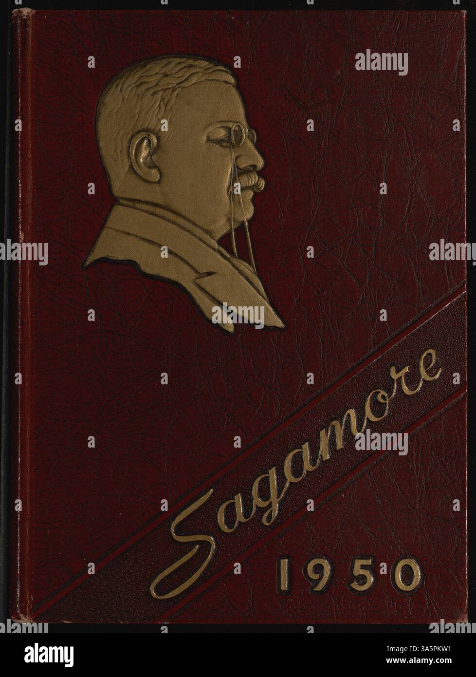 The 1950 Sagamore yearbook from Roosevelt High School chronicles the ...