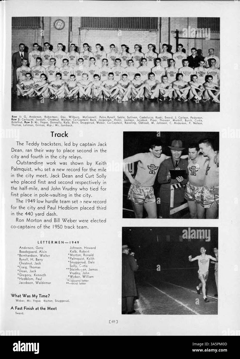 Sagamore 1950, Roosevelt High School’s yearbook, chronicles the 1949 ...