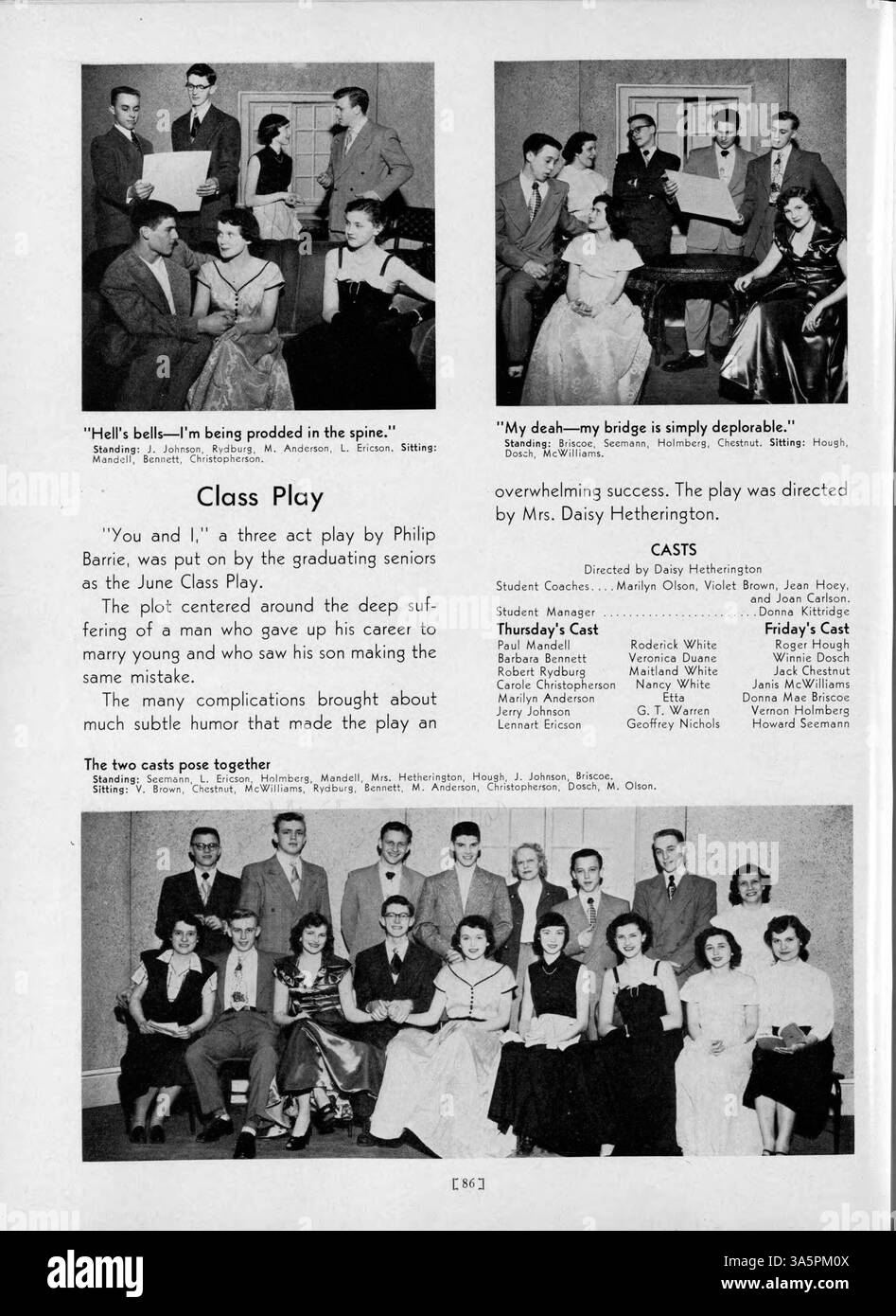 Sagamore 1950, Roosevelt High School’s yearbook, highlights student ...