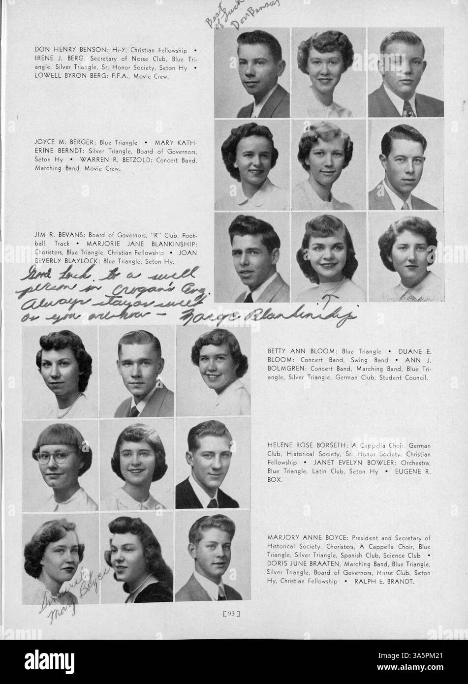 Sagamore 1950 from Roosevelt High School showcases the key events of ...