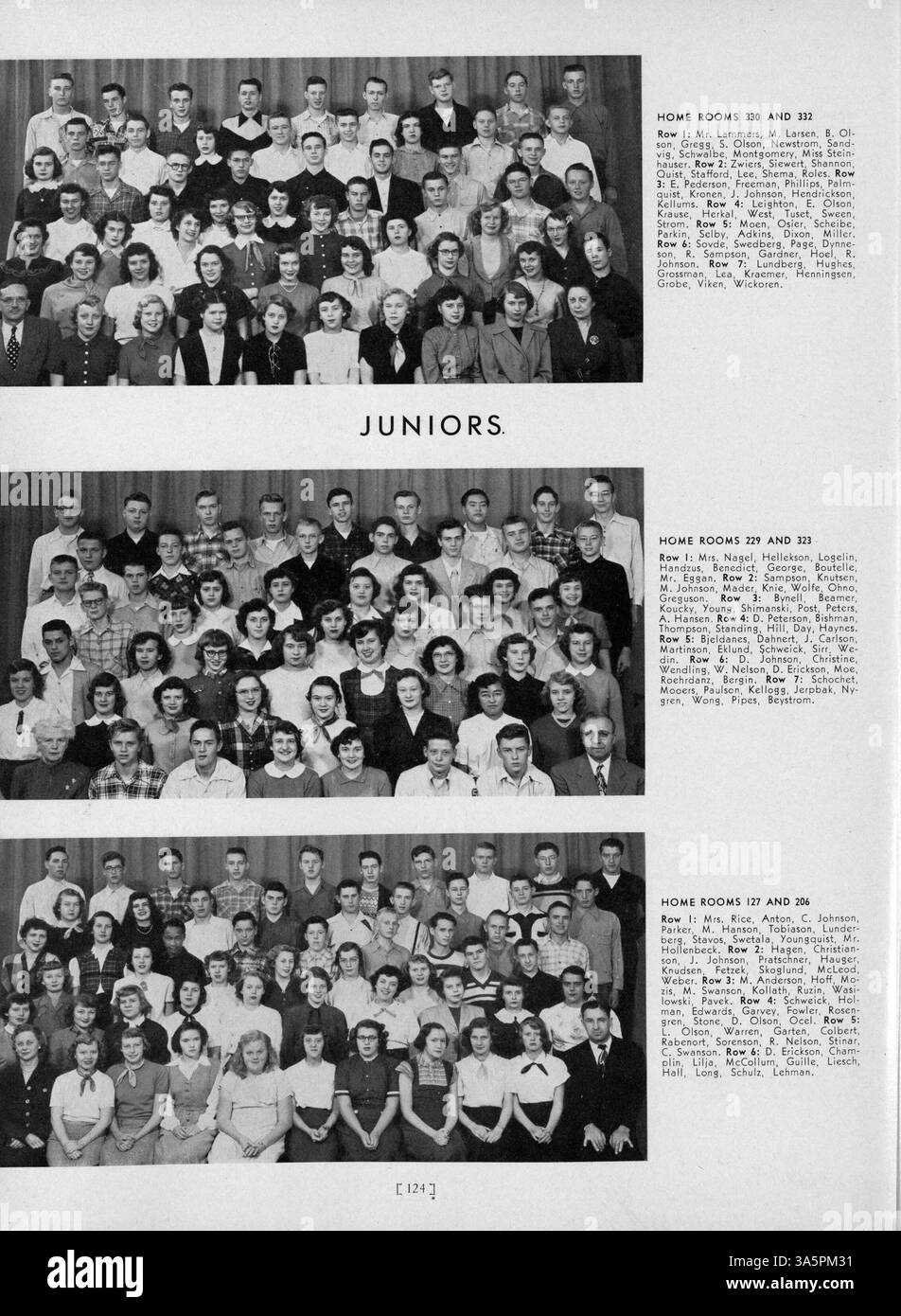The 1950 Sagamore yearbook from Roosevelt High School showcases ...