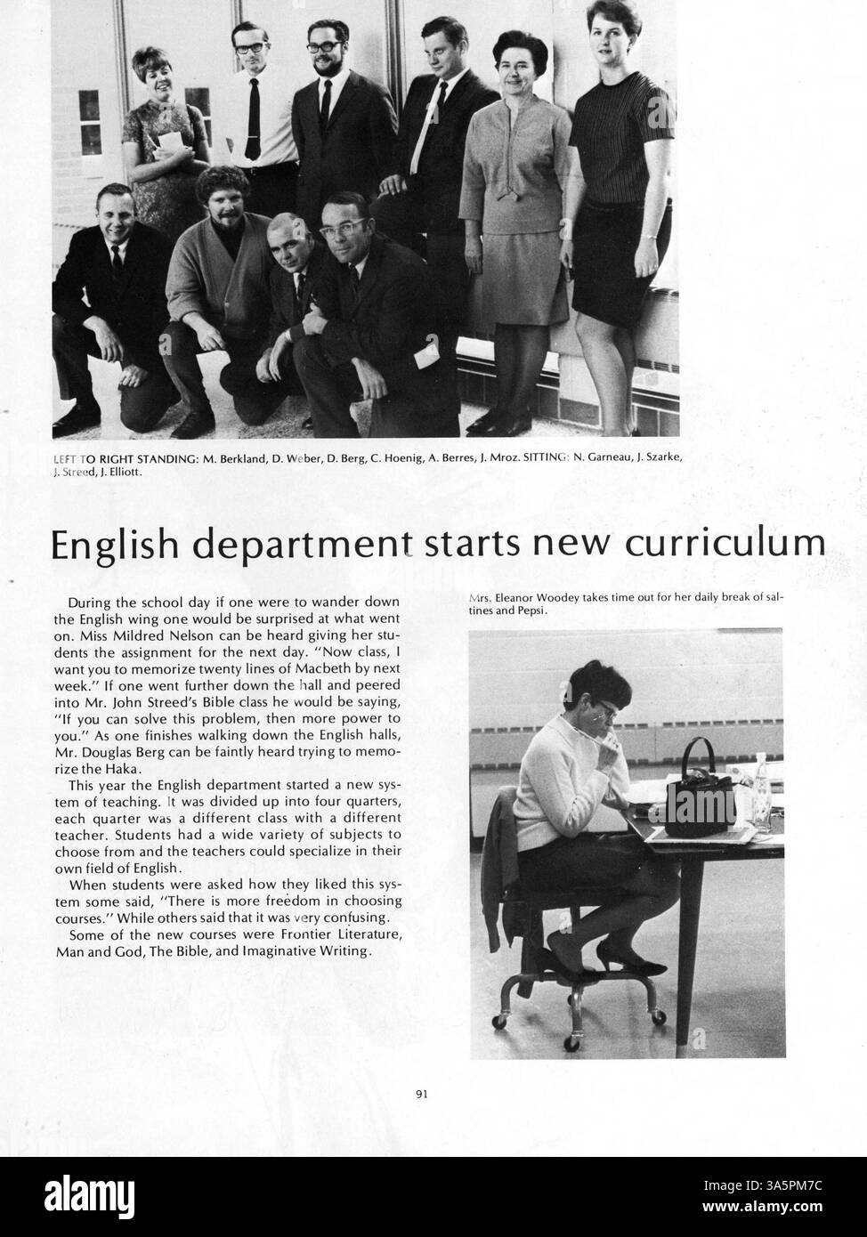 The 1970 'Voyageur' yearbook from Minnetonka High School documents the ...