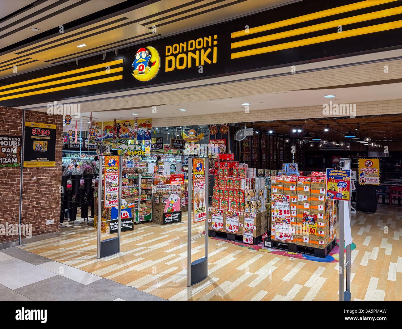 Don Don Donki store entrance, a popular Japanese discounted retail ...