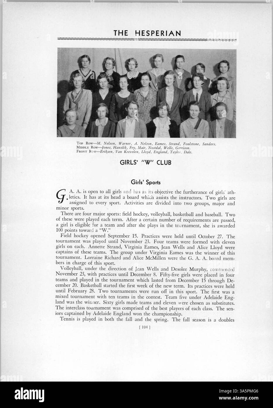 The 1931 'Hesperian' yearbook from West High School documents key ...