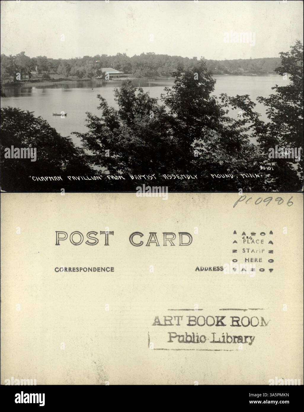 This photo postcard features the Chapman Pavilion from the Baptist ...