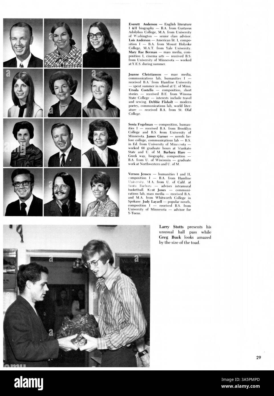 This high school annual, Whigrean 72, from Edina High School ...