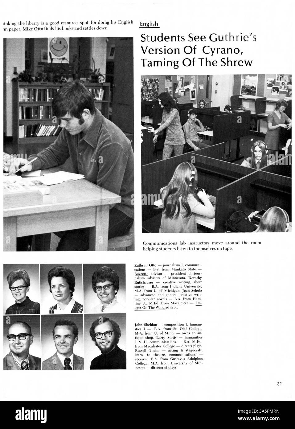 Whigrean 72, the 1972 yearbook from Edina High School, records the ...