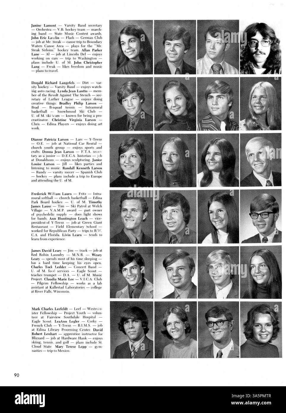 The 'Whigrean 72' yearbook documents the 1971-1972 school year at Edina ...