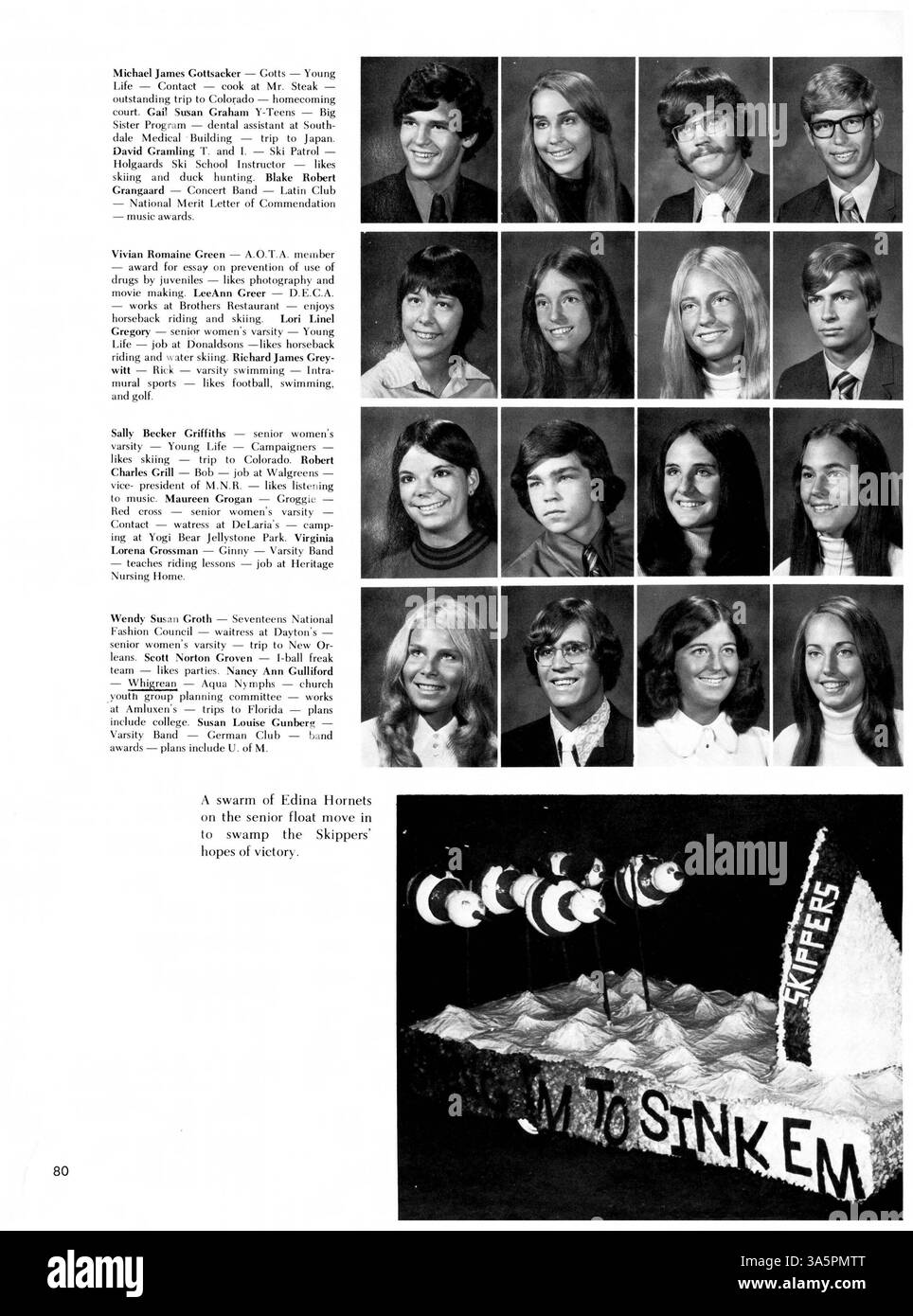 This 1972 edition of the 'Whigrean 72' yearbook from Edina High School ...