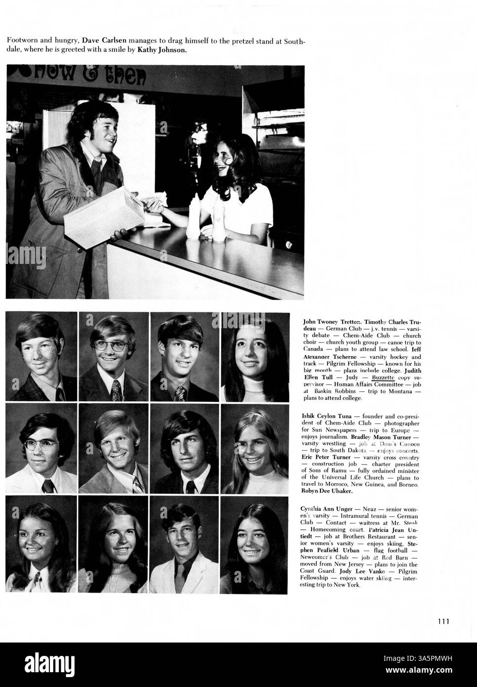 The 'Whigrean 72' yearbook from Edina High School highlights the key ...