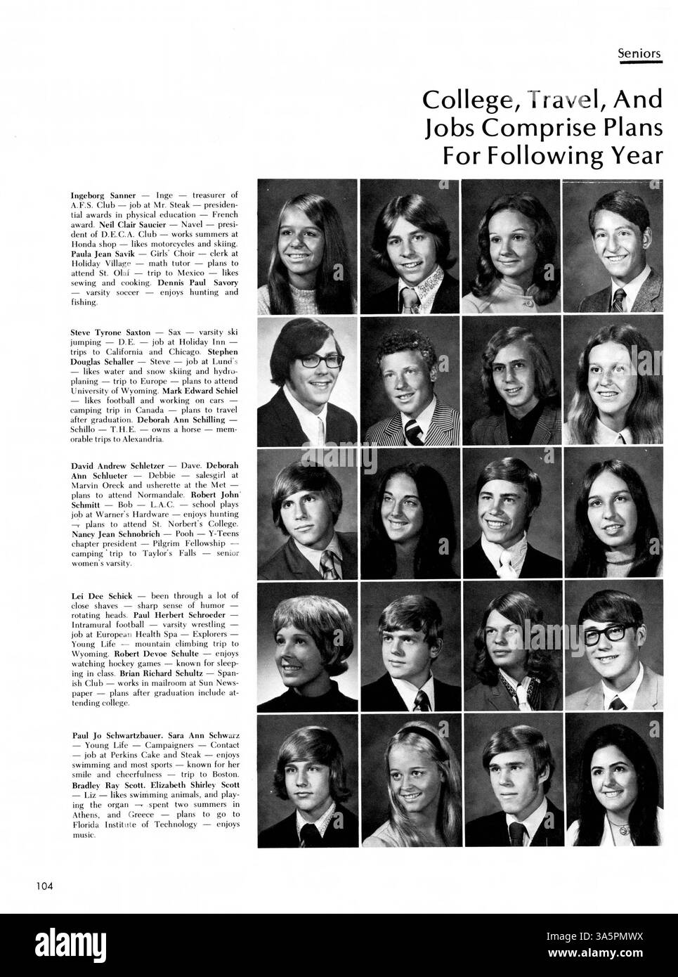 The 'Whigrean 72' yearbook offers a snapshot of Edina High School's ...