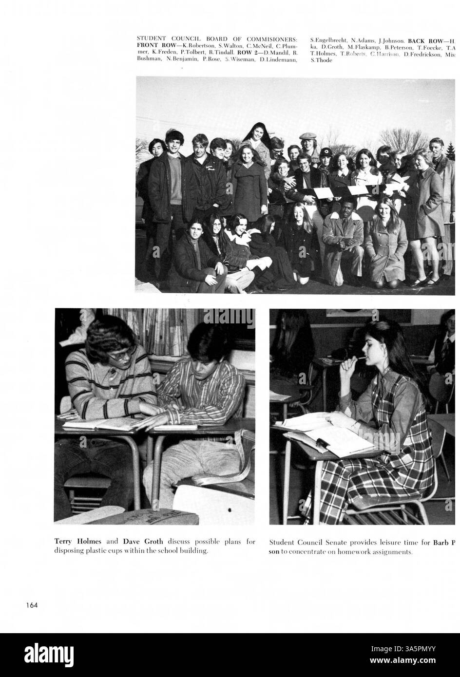 Documenting the key events of the 1971 1972 school year Cut Out Stock ...