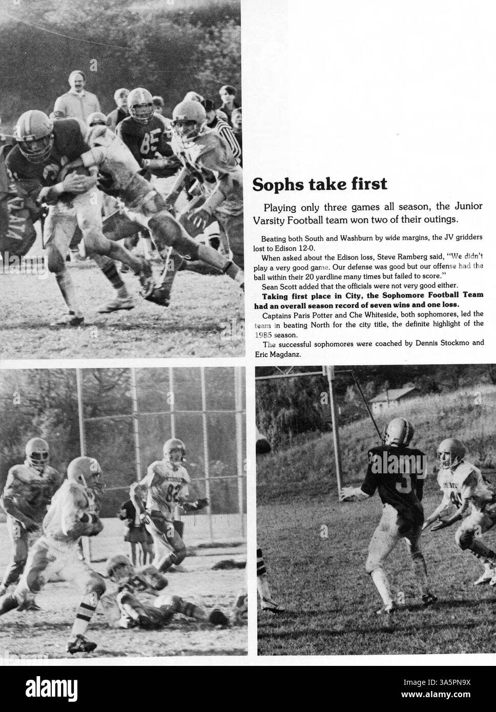 The 1986 Sagamore yearbook documents the achievements, sports events ...