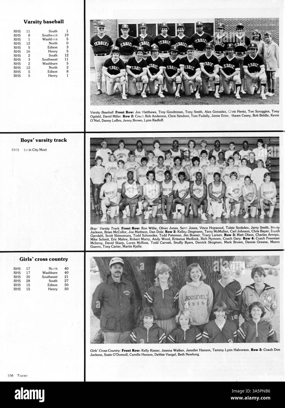 This edition of the 1986 Sagamore yearbook features key events, student ...