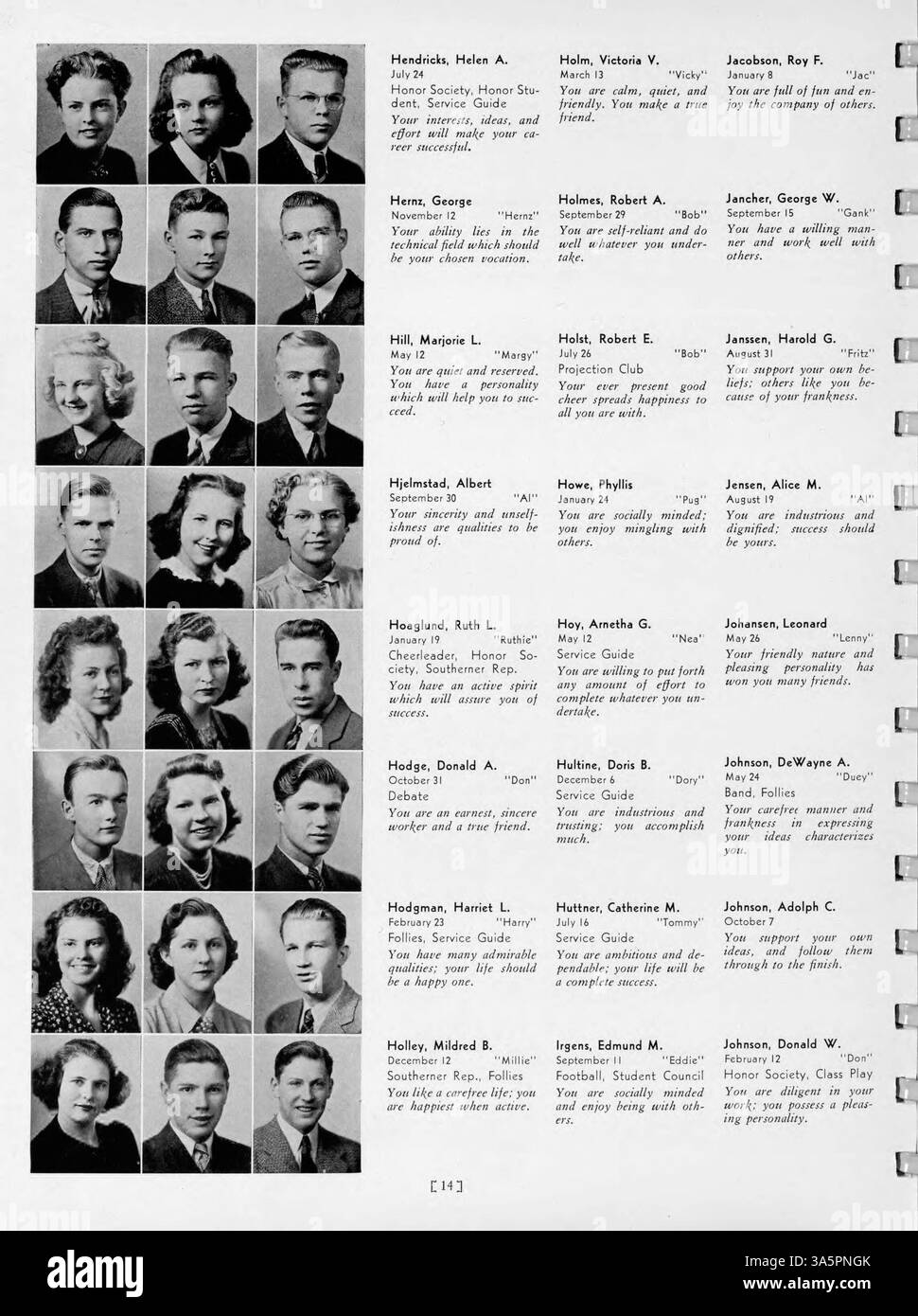This 1941 South High yearbook showcases the 1940-1941 school year ...