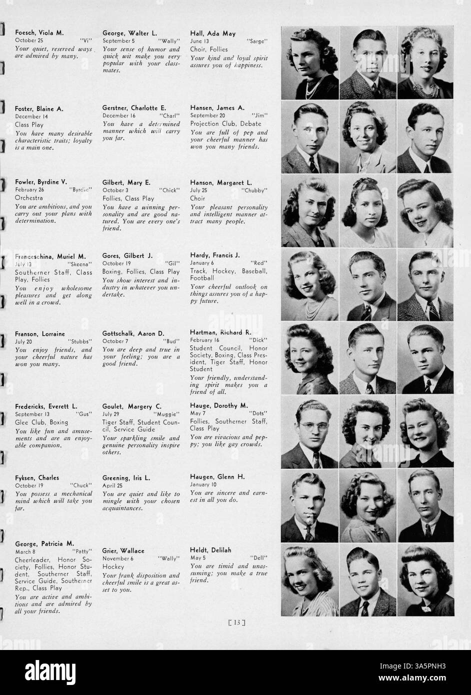 The 1941 South High yearbook highlights the academic, athletic, and ...