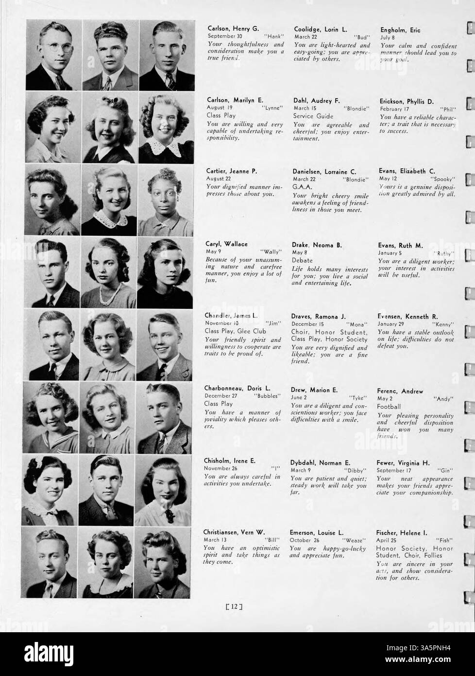 The 1941 yearbook from South High School reflects on the school's ...