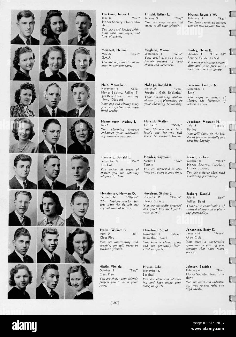 This south high school yearbook from 1941 documents the achievem hi-res ...