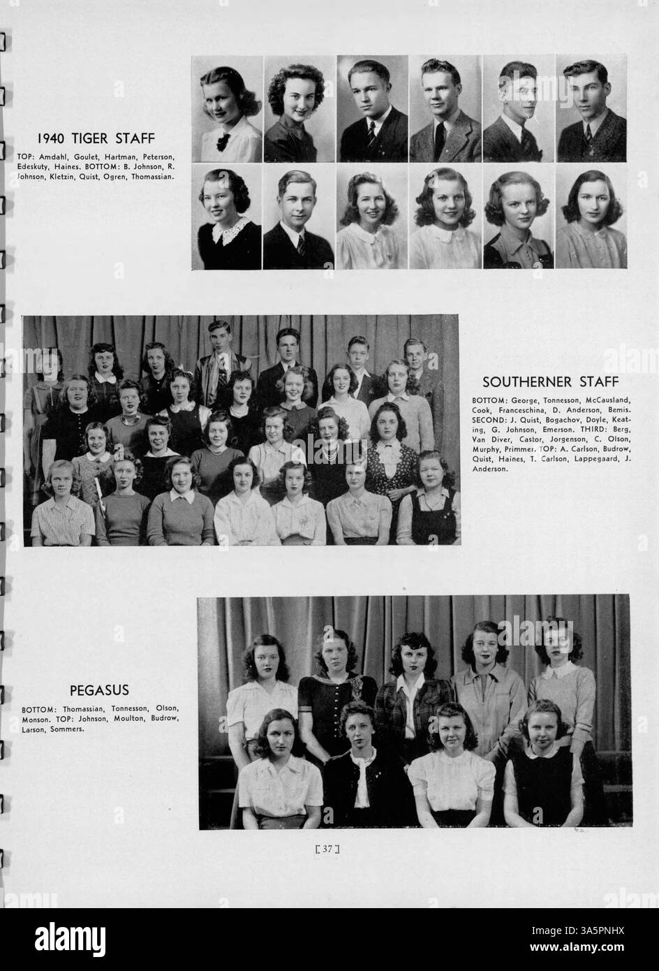 This yearbook from south high school highlights academic achievements ...